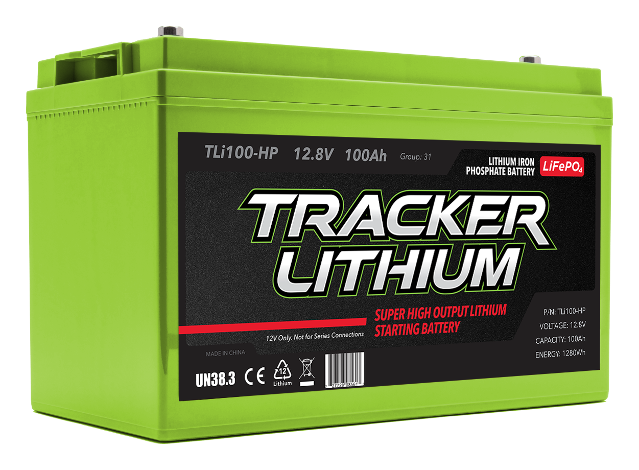 Tracker Lithium Super High Output Lithium Marine Starting Battery ...